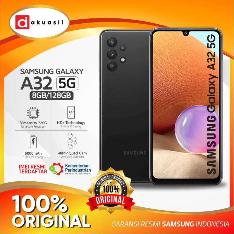 Jual Samsung Galaxy A32 5g Ram 8 Rom 128 8gb 128gb Smartphone Garansi ...