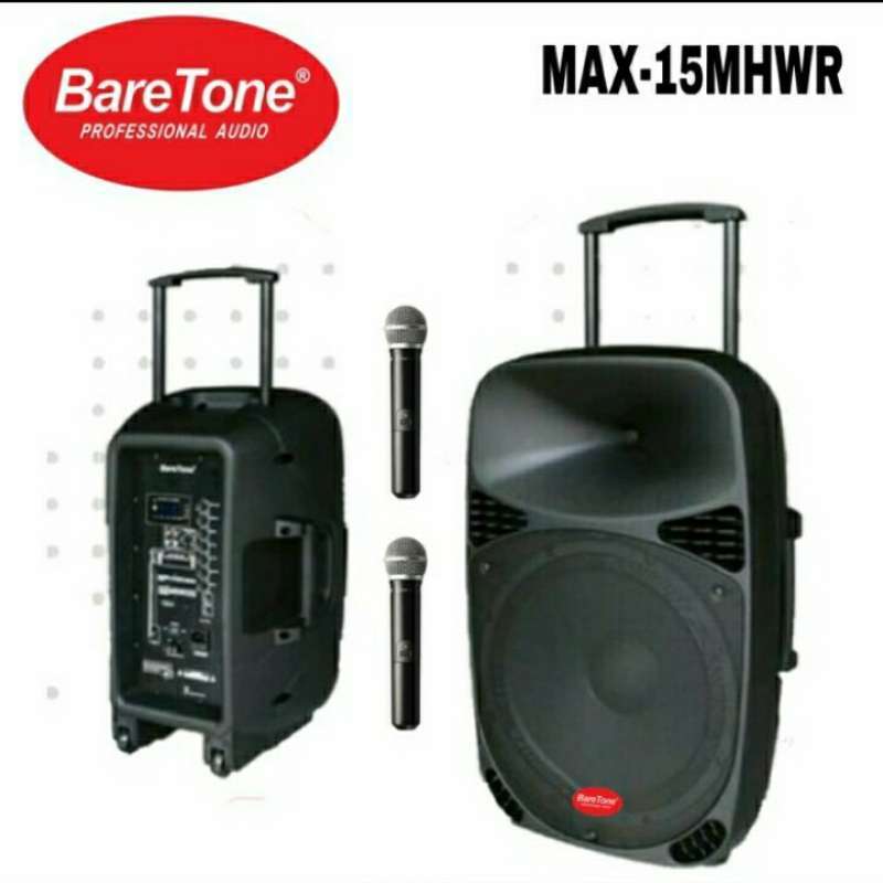 Jual Baretone Portable Wireless Max 15mhwr Speaker Aktif Di Seller ...