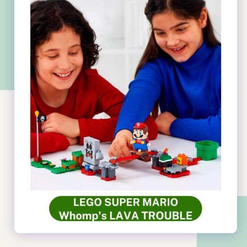 Jual Mainan Bricks Lego Super Mario Whomps Lava Trouble Di Seller Main ...