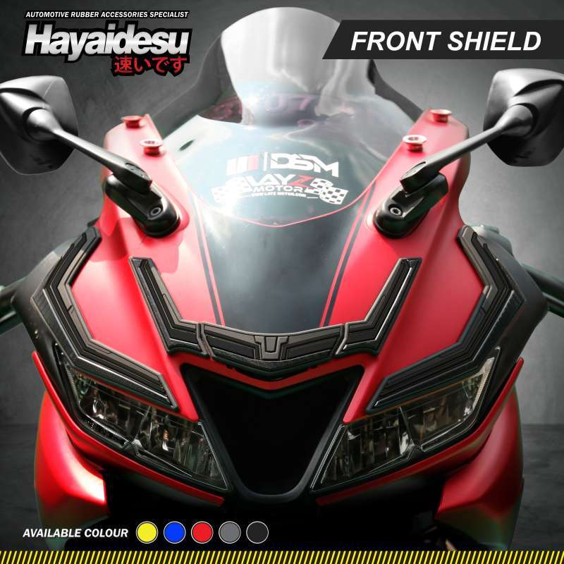 Promo Hayaidesu Yamaha R15 V3 Body Protector Front Shield Cover - HITAM ...