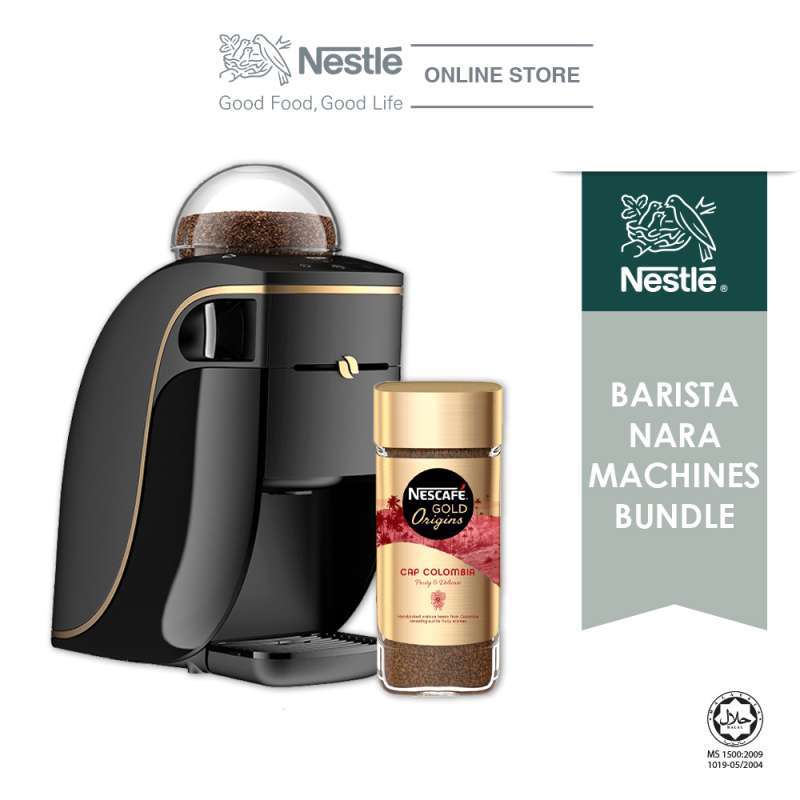 Jual NESCAFE Gold Barista Machine Nara & Nescafe Gold Colombia Jar 100g ...