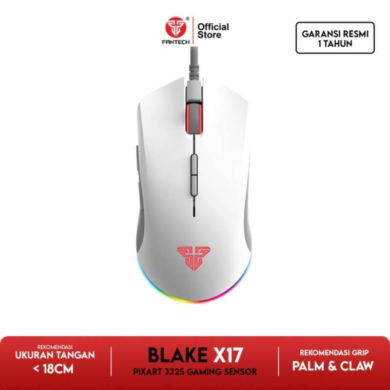 Promo Fantech BLAKE X17 Mouse Gaming RGB - Putih Diskon 41% di Seller ...