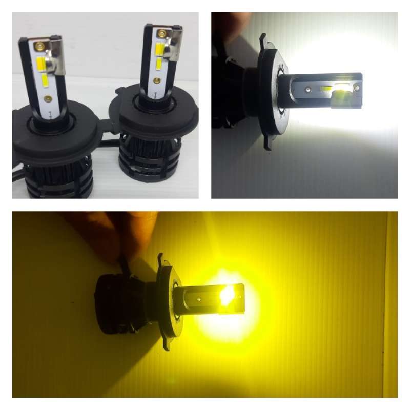 Promo led 2 warna.led h4 2 warna.led 2 mode. Diskon 11% di Seller ...