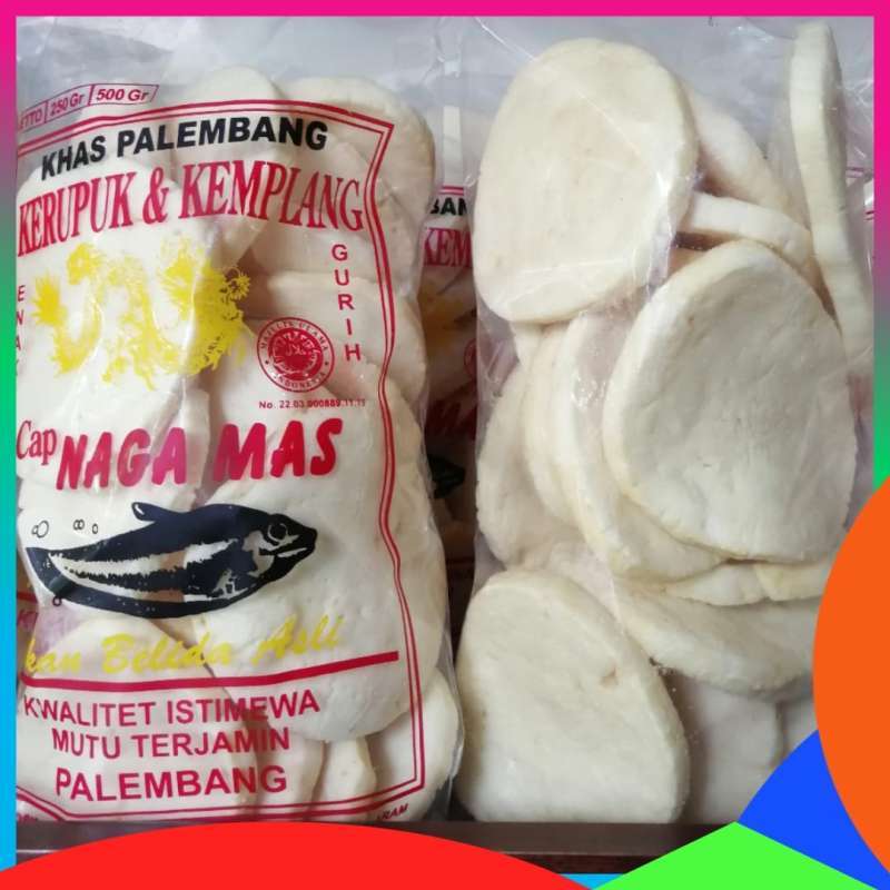 Jual Kemplang Khas Palembang Naga Mas 250 Gram Kerupuk Palembang Ikan