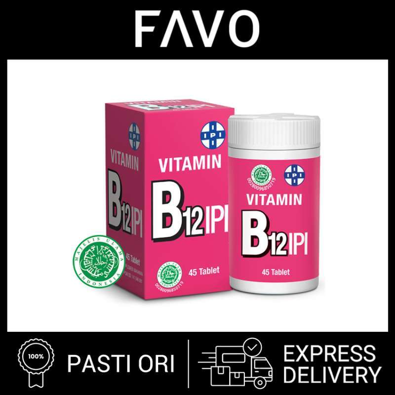 Promo Vitamin - Ipi Vitamin B12 - 45 Tablet Diskon 4% Di Seller Favo.id ...