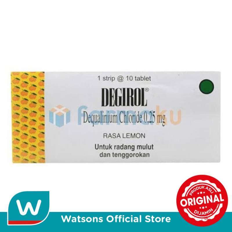 Jual DEGIROL Lozenges 10x10's (Strip) di Seller WATSONS Official Store ...