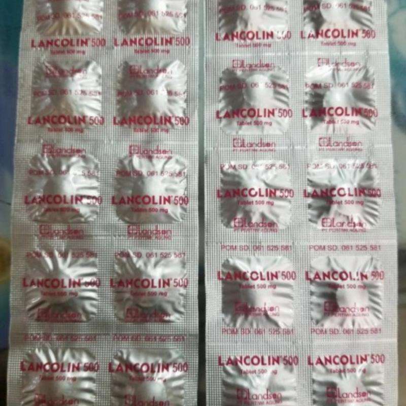 Jual Original Lancolin 500mg per strip @10, citicolin, citicoline ...
