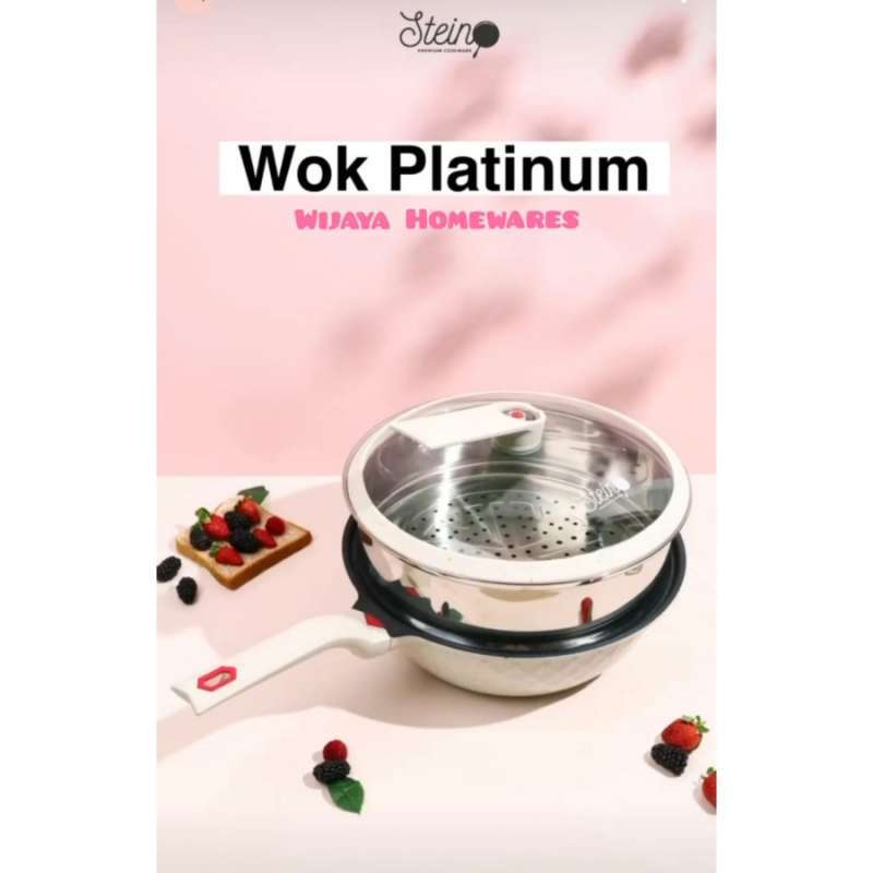 Jual Stein Cookware Pressto Wok Platinum 32cm Pressure Cooker Anti Baret di Seller GLORI STORE ...
