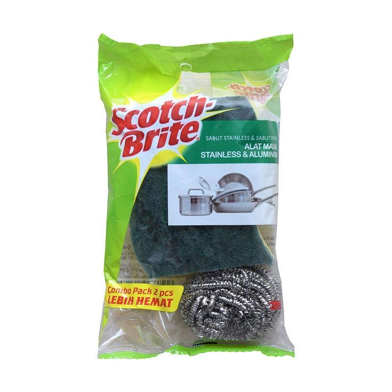 Promo 3M Scotch Brite Sabut Stainless & Sabut Spons Diskon 45% di ...