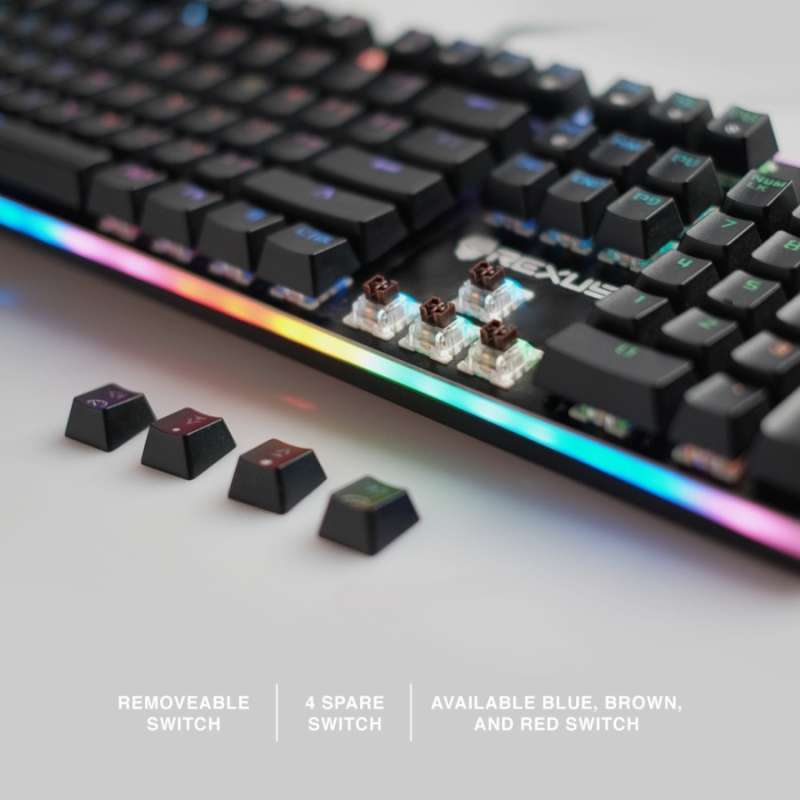 Jual Keyboard Gaming Rgb Rexus Mx10 Mechanical Legionare - Blue Switch ...