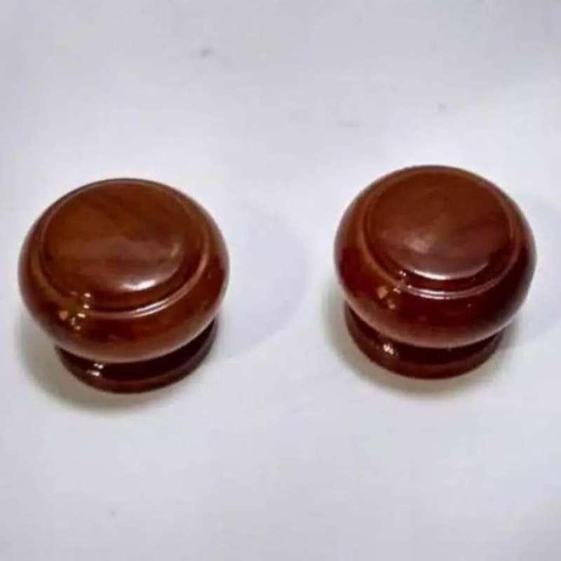Jual 1 Lusin // Handle Pegangan Laci Kayu Jati Asli - Tarikan Pintu ...