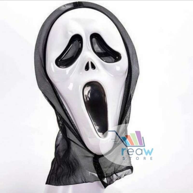 Promo Topeng Pesta Halloween Cosplay Scream Seram Scary Movie Skull ...