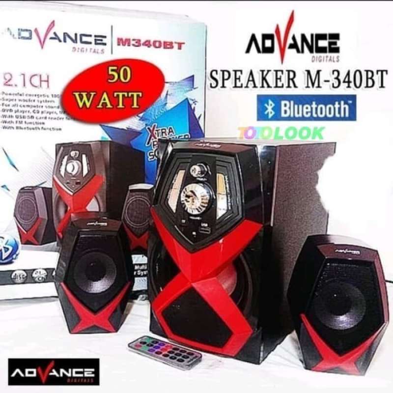 Jual Speaker bluetooth advance M 340 BT Extra power sound di Seller ...
