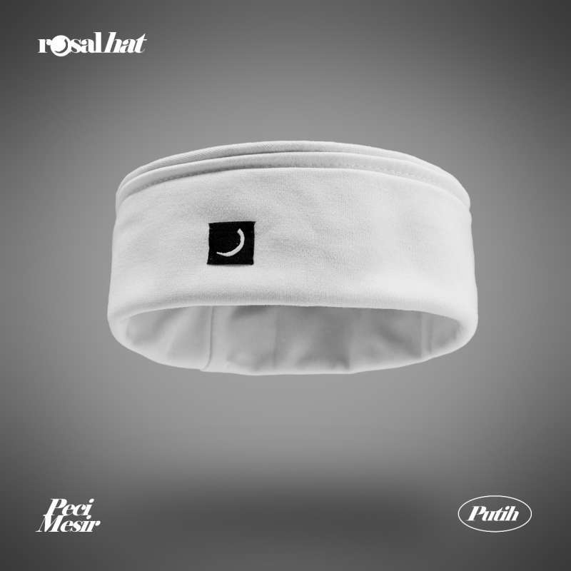 Jual Rosal Hat peci mesir kopiah sholat aksesoris ibadah - Putih Semua ...