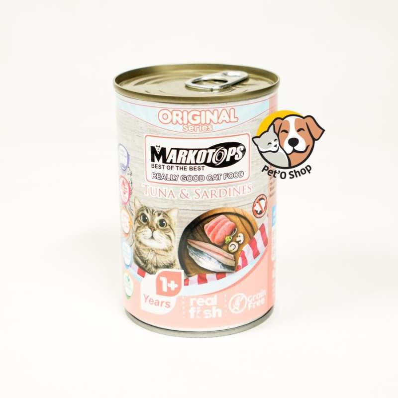 Jual Markotops Cat Food Wet Can 400gr - Makanan Kucing Basah Kaleng ...