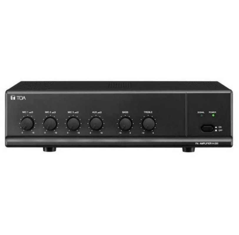 Jual TOA ZA 230W AMPLIFIER MIXER POWER 30 WATT 100% ORIGINAL 230 W di ...