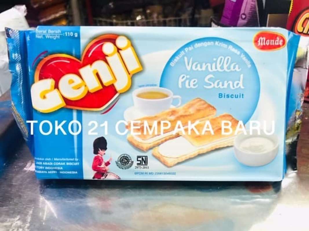 Jual Monde Genji Rasa Vanilla Pie Sand 110 G |biscuit Biskuit Pai Susu ... Jual Monde Genji Rasa Vanilla Pie Sand 110 G |biscuit Biskuit Pai Susu ...
