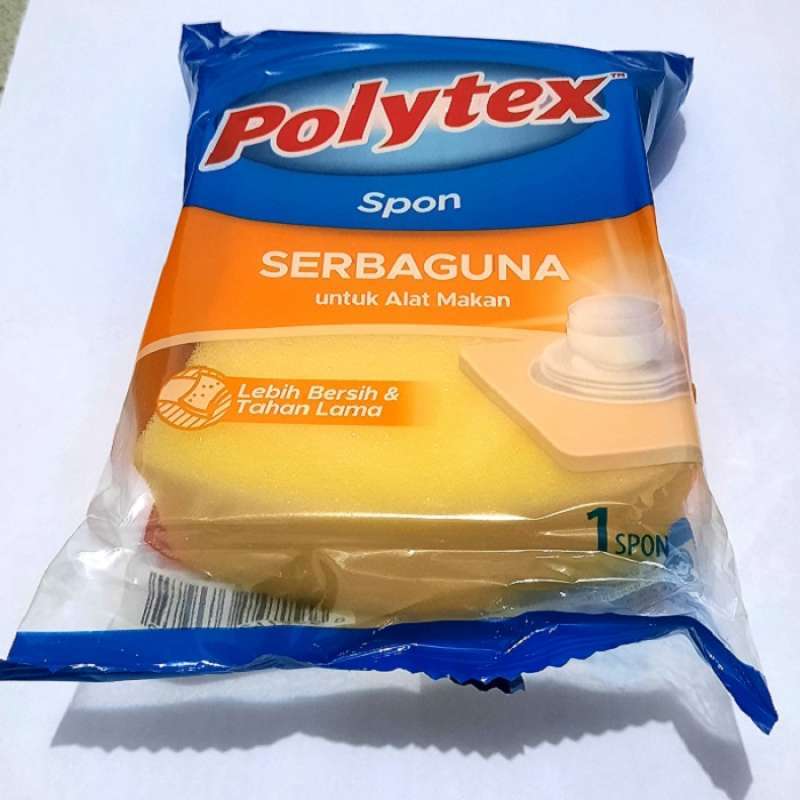 Promo POLYTEX Spon Serba Guna Busa sponge Cuci piring Kuning - 2 pcs ...