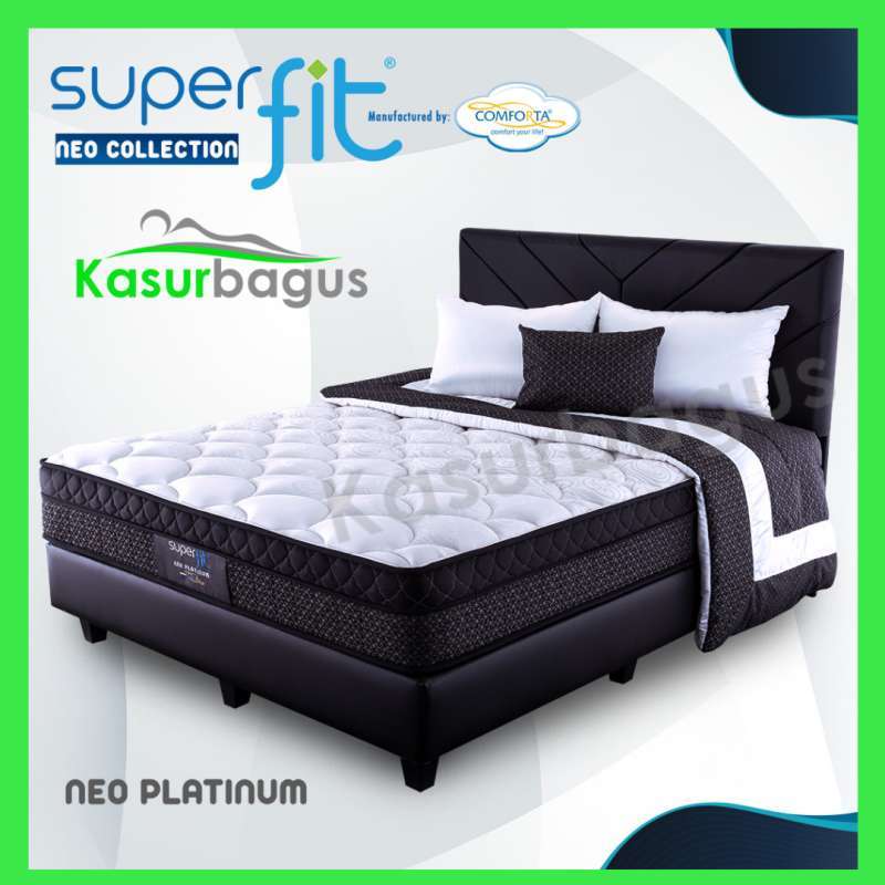 Promo Comforta Super Fit Neo Platinum Kasur Springbed [Full Set/ Khusus ...