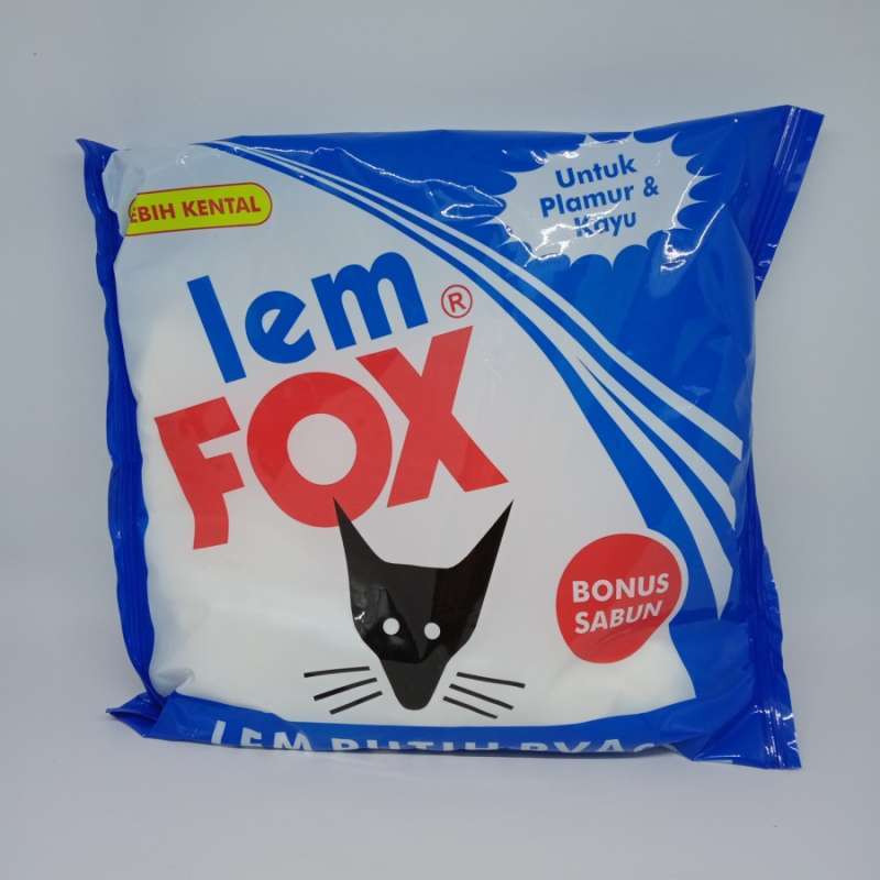 Jual LEM FOX PUTIH / LEM KAYU 600gr [Biru} di Seller WAHDA-FERZEE ...