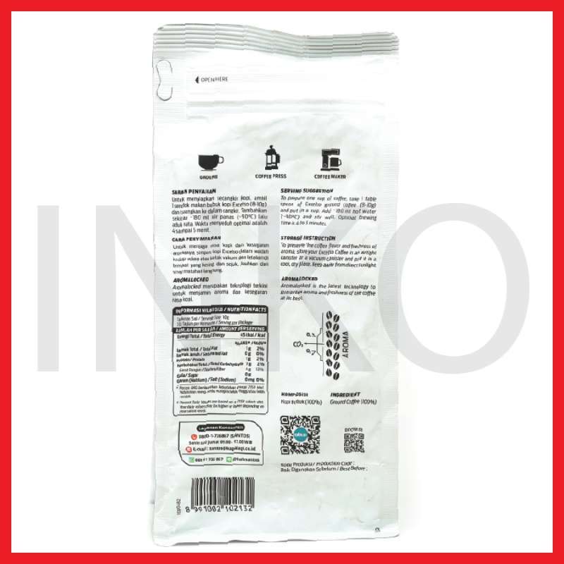Jual Excelso Robusta Gold Kopi Bubuk Ground Coffee 200gr Di Seller Inko ...