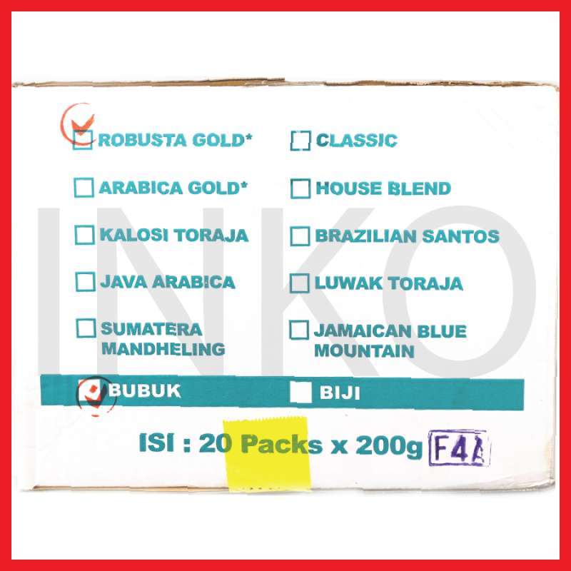Jual Excelso Robusta Gold Kopi Bubuk Ground Coffee 200gr Di Seller Inko ...