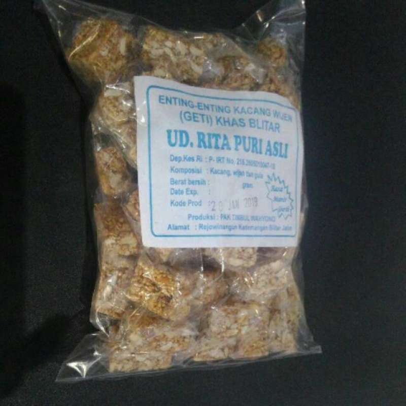 Promo Enting Enting kacang wijen khas Blitar 500 gram Diskon 7% di ...