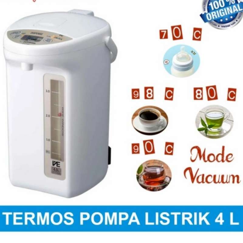 Jual ORIGINAL TERMOS LISTRIK AIR PANAS ZOJIRUSHI CV-TYQ40 TERMOS POMPA ...