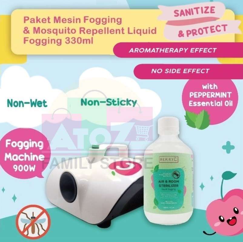 Jual Berryc Fogger Smoke Fog Machine Fogging Disinfectant + Mosquito ...