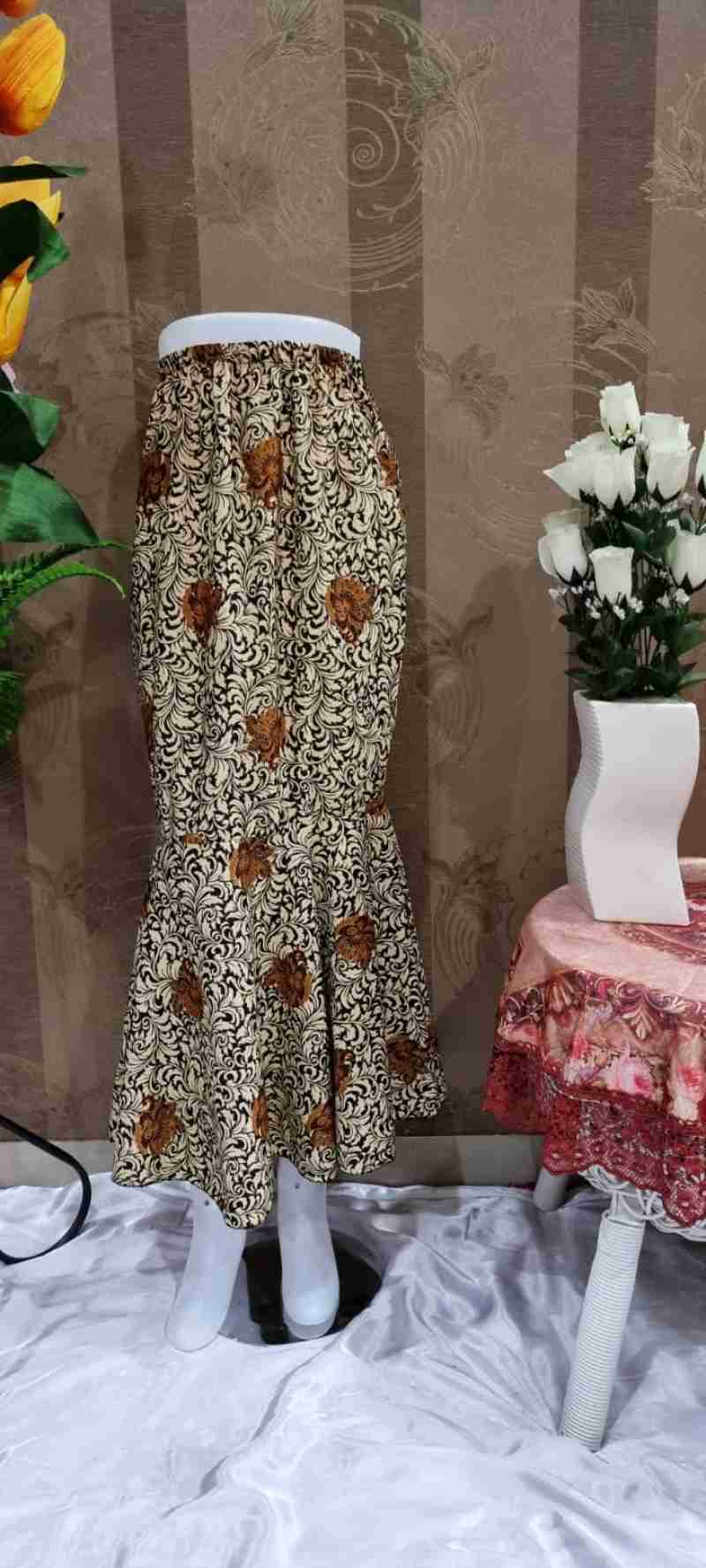 Promo (COD) Couple Rok Prisket & Kemeja Batik - Motif Keong by KHEI ...