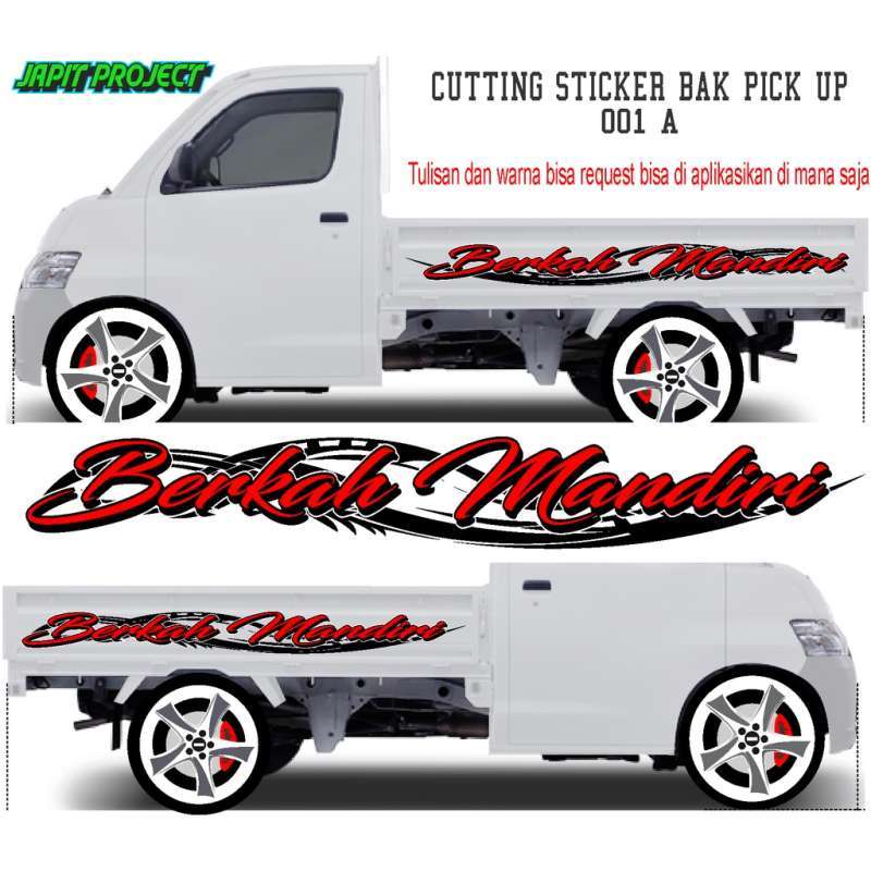Jual STIKER CUTTING VARIASI TULISAN BUAT BAK SAMPING PIK-UP,GRAND MAX ...