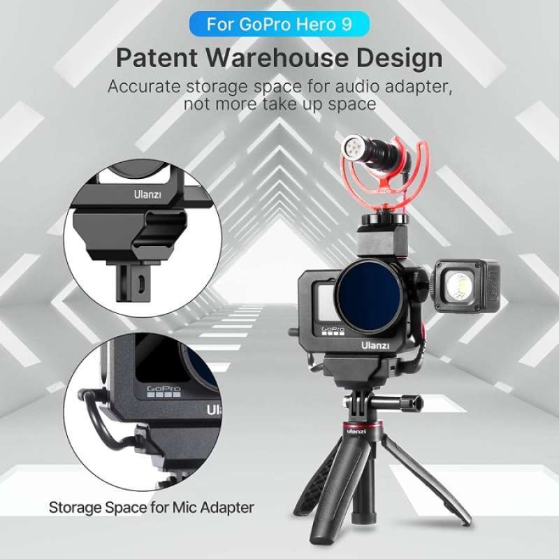Jual Ulanzi G9-5 Vlogging Metal Cage for GoPro Hero 9 Hemat di Seller Baria Kamilia - Pegadungan ...