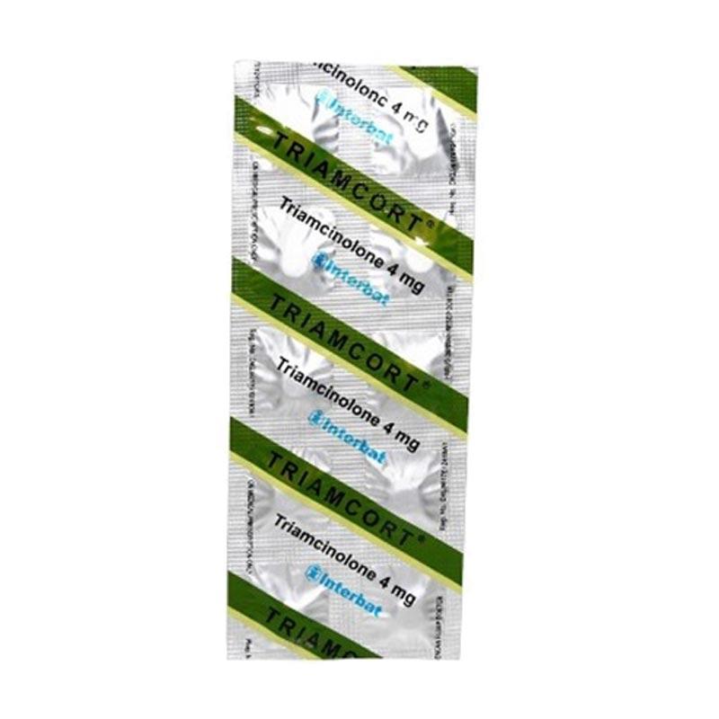 Jual Interbat Triamcort 4 MG Obat Kesehatan [10 Tablet] di Seller ...