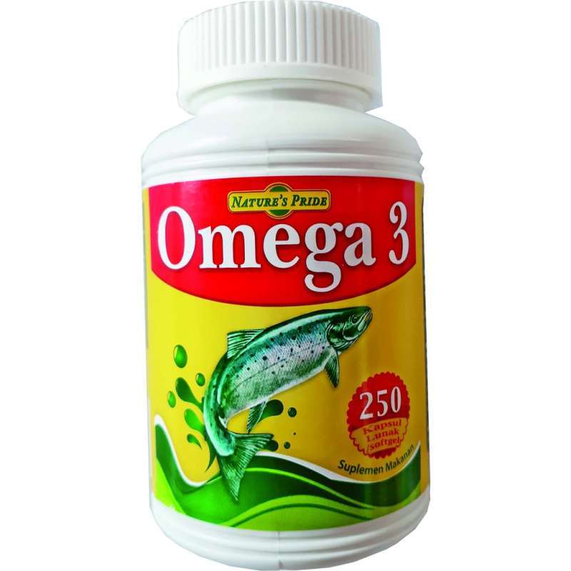 Jual Nature’s Pride Omega 3 200 Mg Isi 250 Softgel Membantu Memelihara ...
