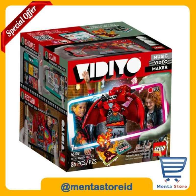 Promo LEGO Vidiyo 43109 Metal Dragon BeatBox Music Video Maker Building ...