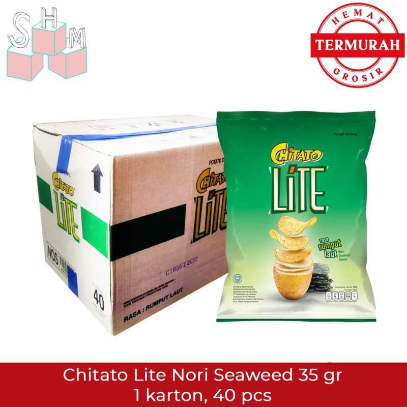 Jual CHITATO LITE NORI SEAWEED 35 GR - 1 Karton 40 pcs di Seller Super ...
