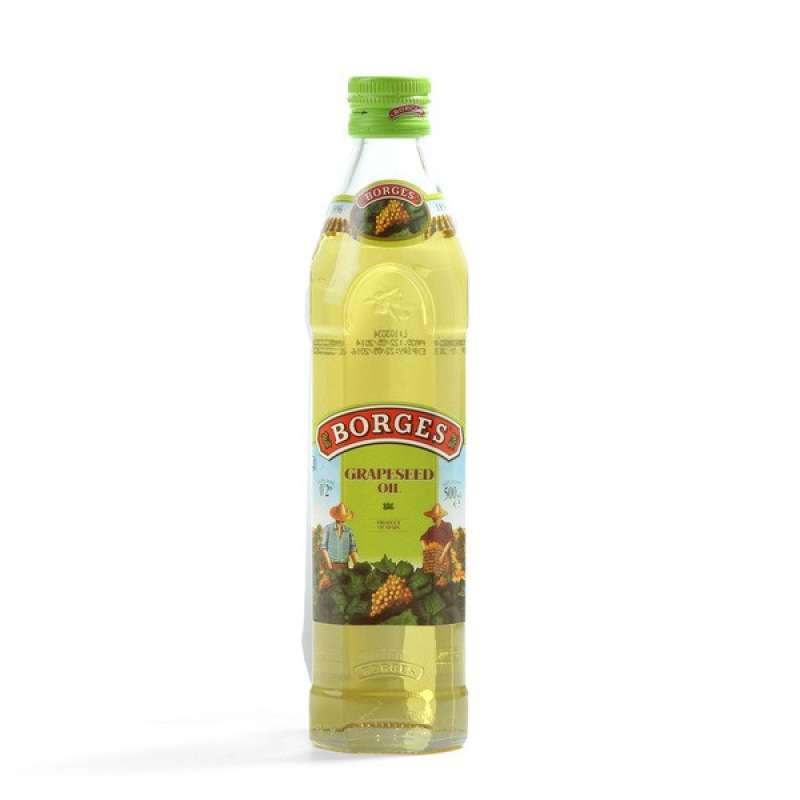 Jual BORGES GrapeSeed Oil 500mL - Grape Seed Minyak Biji Anggur 500 mL ...