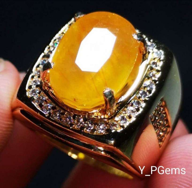 Batu Safir Kuning Ceylon