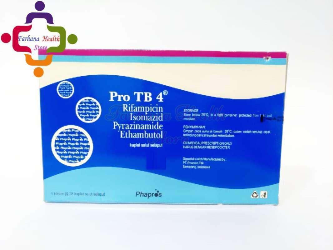 Promo Original Pro TB 4 Box isi 28 Kaplet - azam medika Diskon 2% di ...