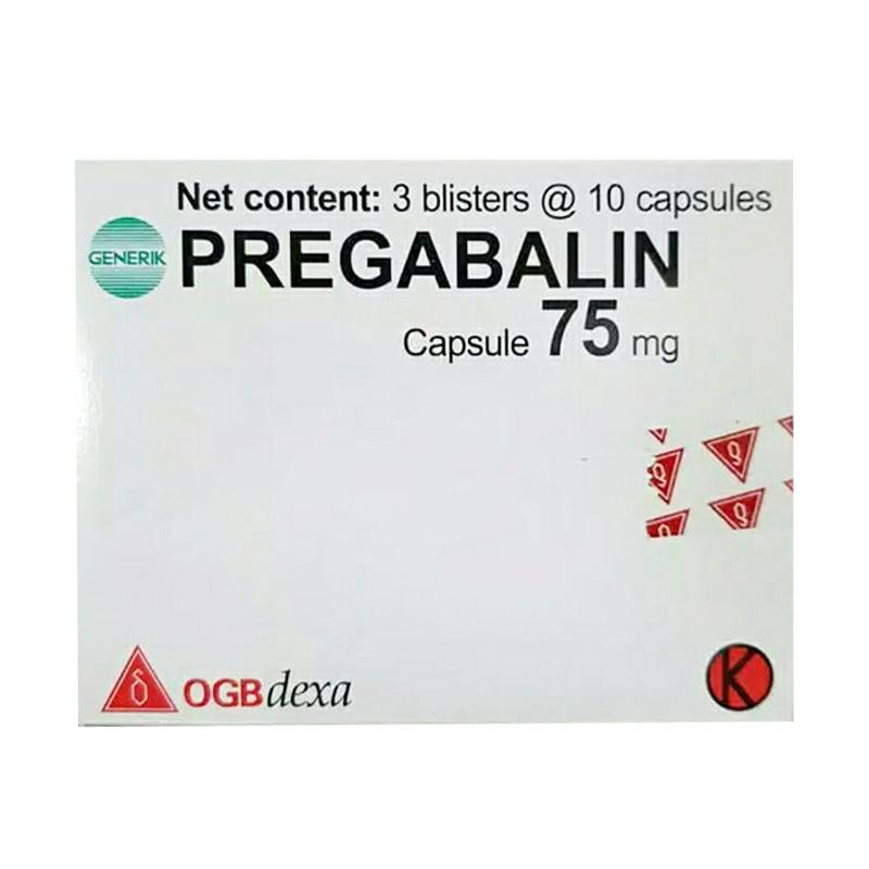 Jual Dexa Medica Pregabalin 75 Obat Resep Dokter [10 Capsule/ 3 Strip ...