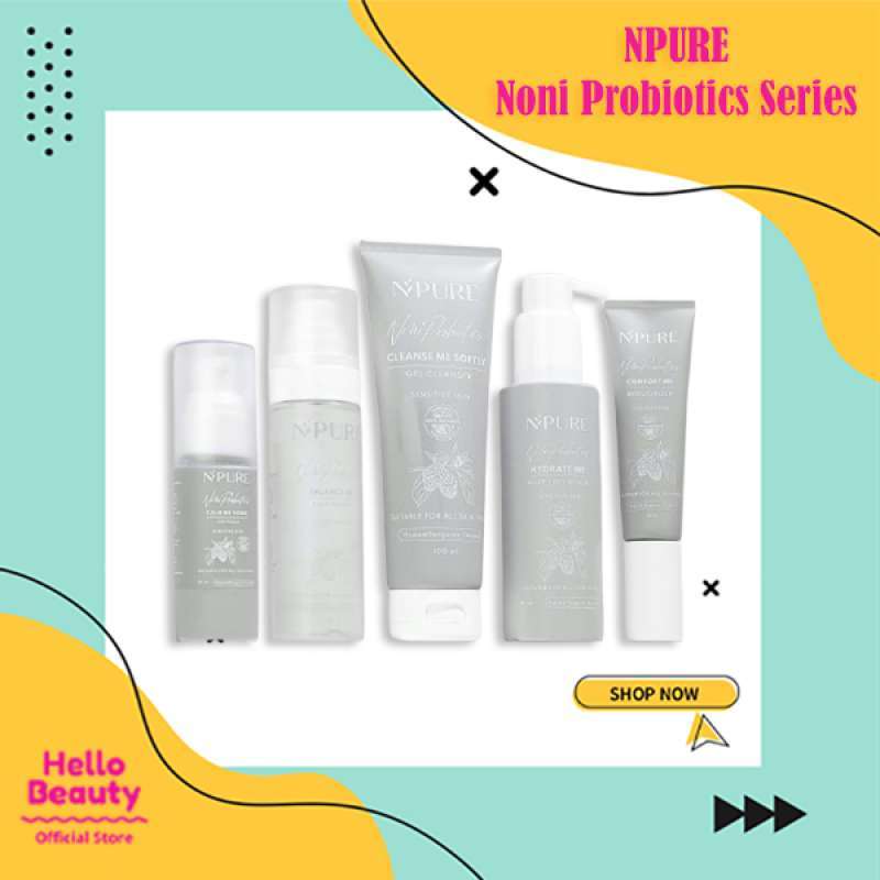 Promo NPURE Noni Probiotics Series [Gel Cleanser | Toner | Ampoule ...