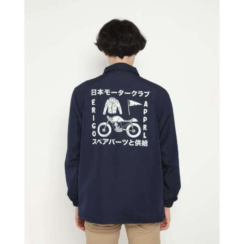 Jual Erigo Coach Jacket Jidokora Navy di Seller Erigo Official Store ...