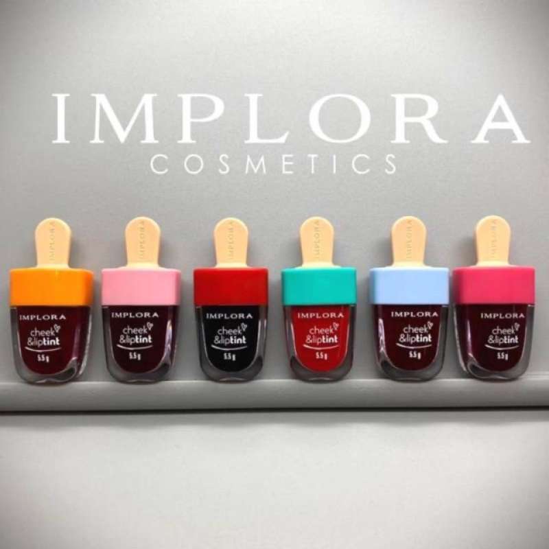 Promo Liptint Implora Cheek and Lip tint Matte Liptin Implora 01 ...