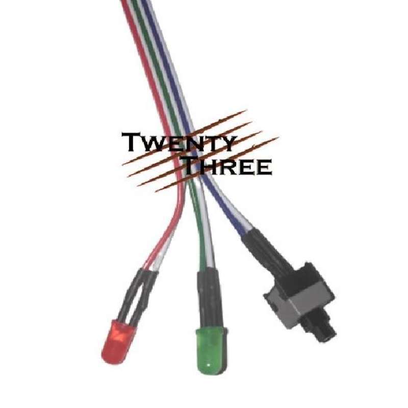 Jual Kabel Tombol Power Reset Switch Front Panel LED Komputer Casing ...