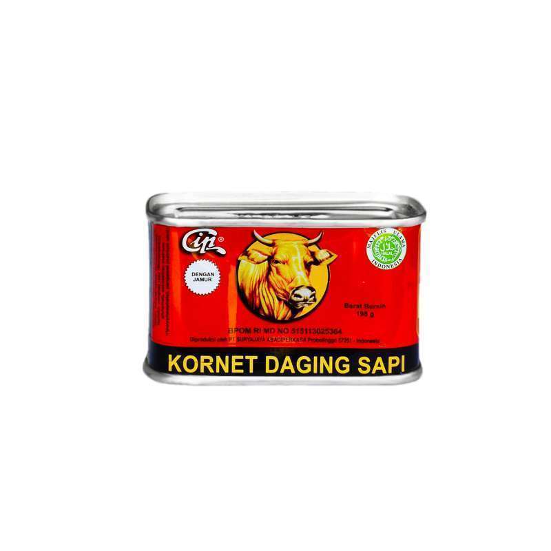 Jual CIP Kornet Daging Sapi Dengan Jamur / Corned Beef With Mushrooms ...