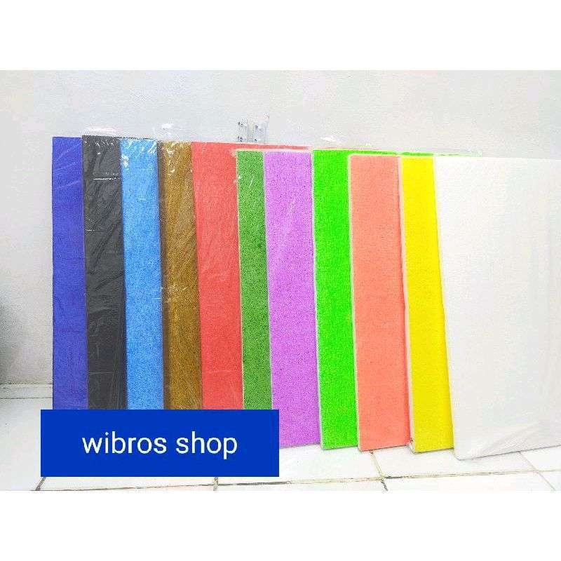 Jual sterofoam styrofoam lembaran papan busa gabis 40x60 - Kuning di ...