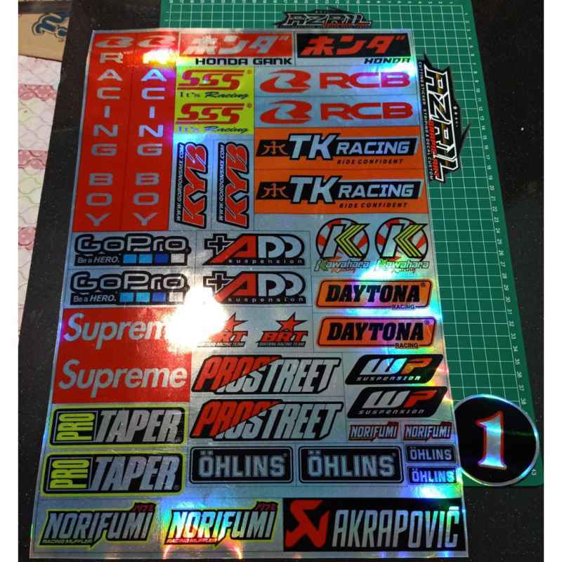 Jual Sticker Pack A3 Honda Gank Showa Add Norifumi Yoshimura Gopro ...