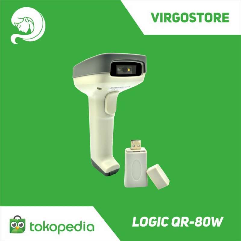 Jual BEST PROMO Barcode Scanner Wireless - Logic QR-80W di Seller ...
