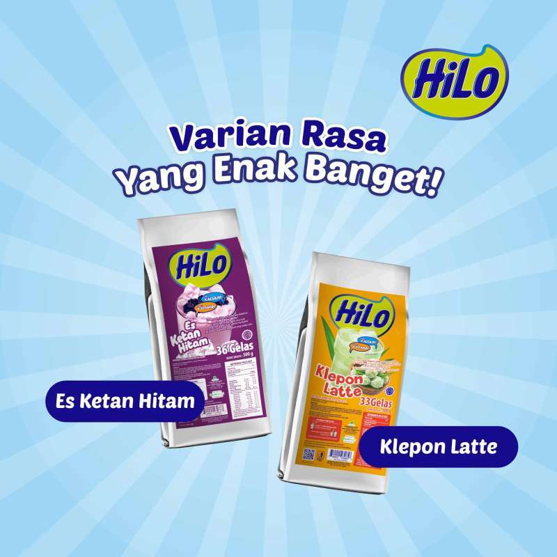 Jual Hilo Klepon Latte Refill 500g - Powder Drink Tinggi Kalsium Di ...