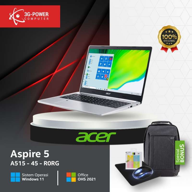 Jual Acer Aspire 5 Slim A515-45-r0rg - Laptop - [ryzen 3-5300u / 8gb ...